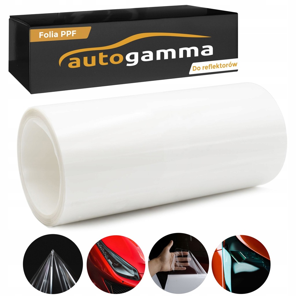 Folia PPF Bezbarwna Profesjonalna do Lamp 31x100cm - 11913133808 - oficjalne archiwum Allegro