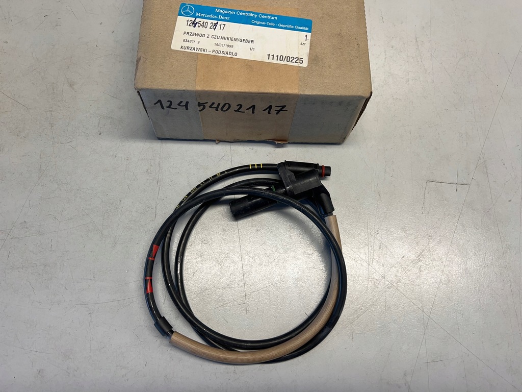 MERCEDES W124 LIFT CZUJNIK ABS LEWY TYŁ ORYG NOWY - 13857770541 ...