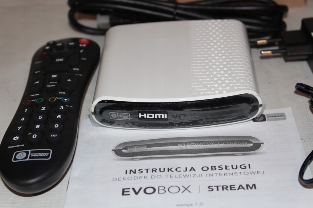 Dekoder polsat EVOBox Stream ip tv - 12467614822 - oficjalne archiwum Allegro
