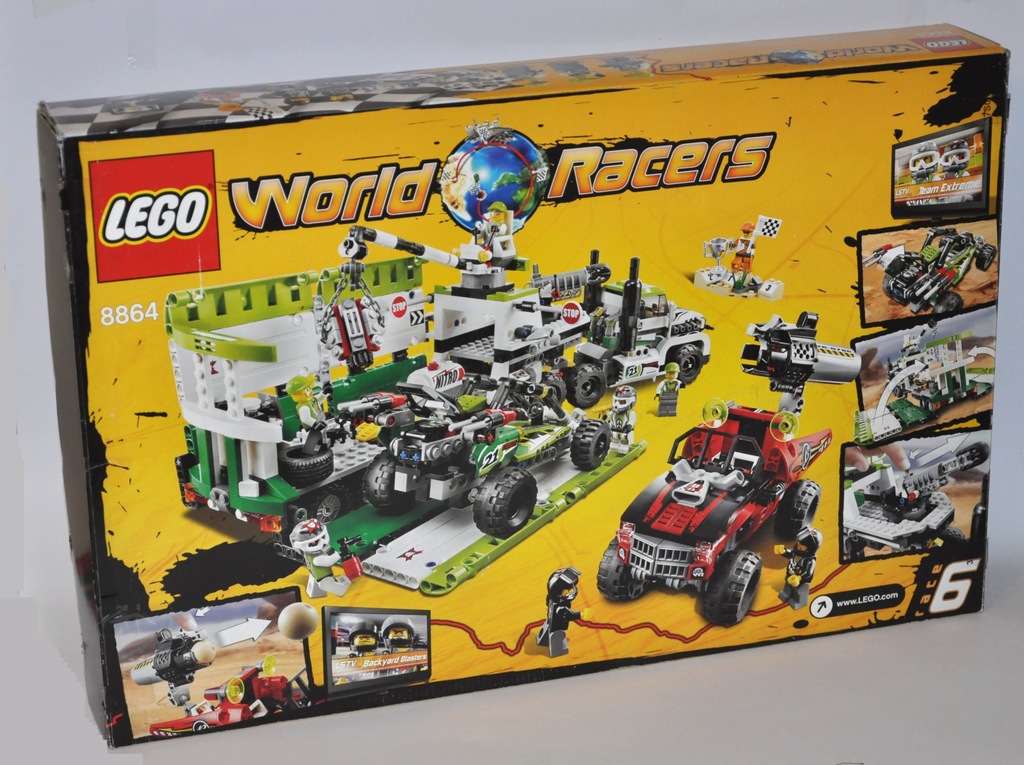 Lego World Racers 8864 Pustynia Zniszczenia Unikat - 12106410931 ...