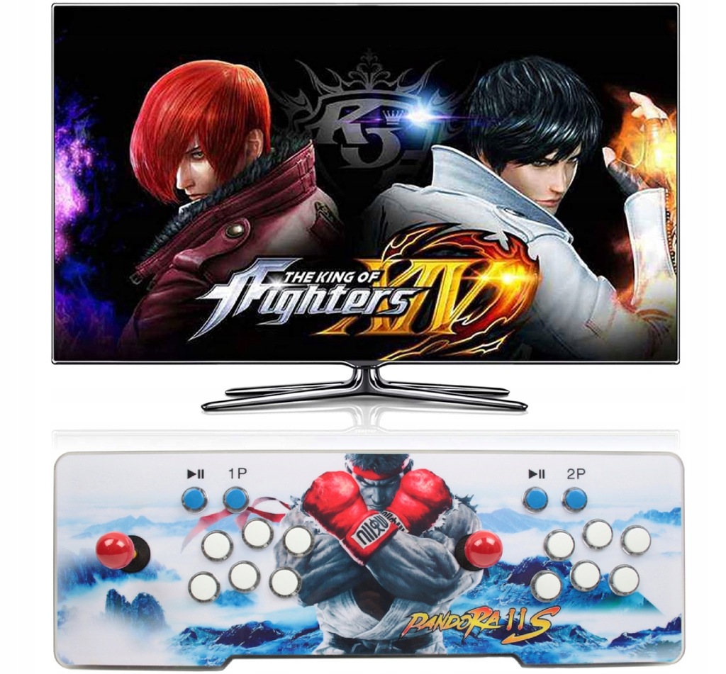 PANDORA'S BOX 11S KONSOLA RETRO 3003 GIER WIDEO HD - 14097723793 ...
