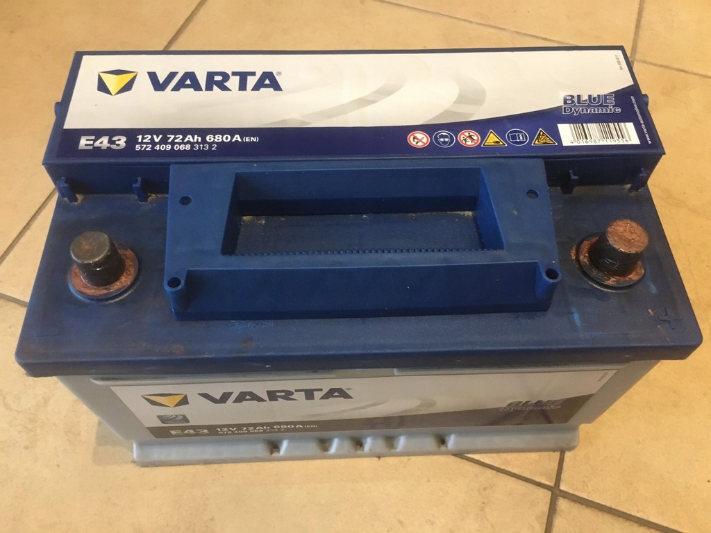 Varta 74Ah 680A P+ E43 Jak nowy! - 13214658729 - oficjalne archiwum Allegro