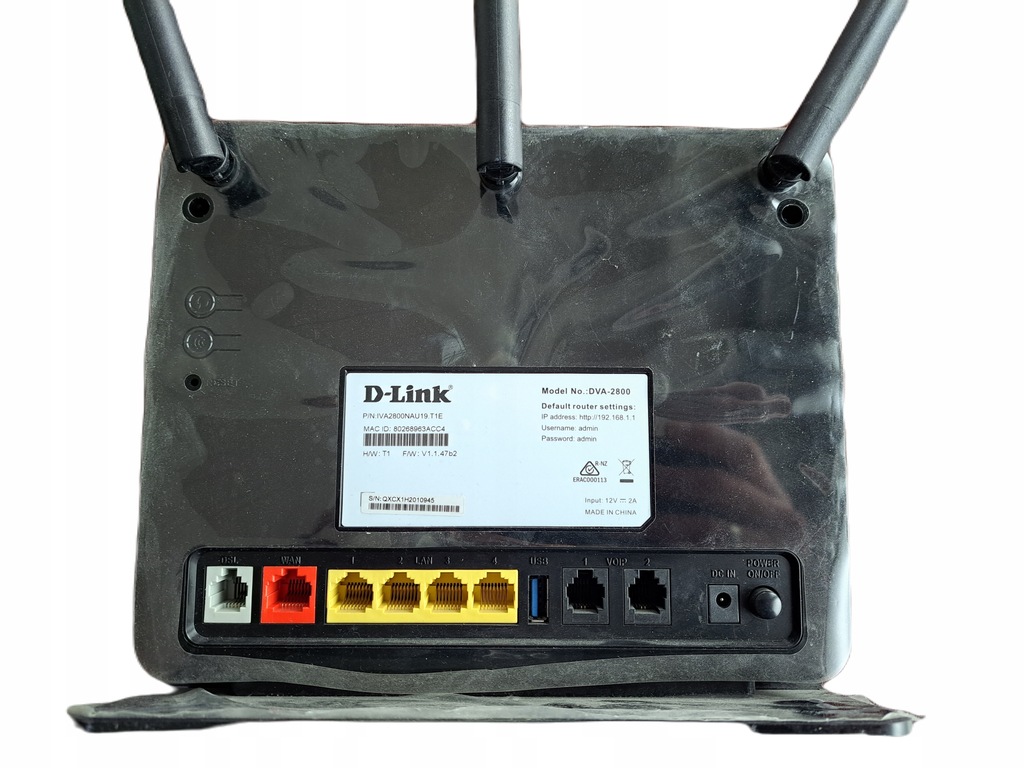 D-Link DVA-2800 Router DSL 5G - 13339976168 - oficjalne archiwum Allegro