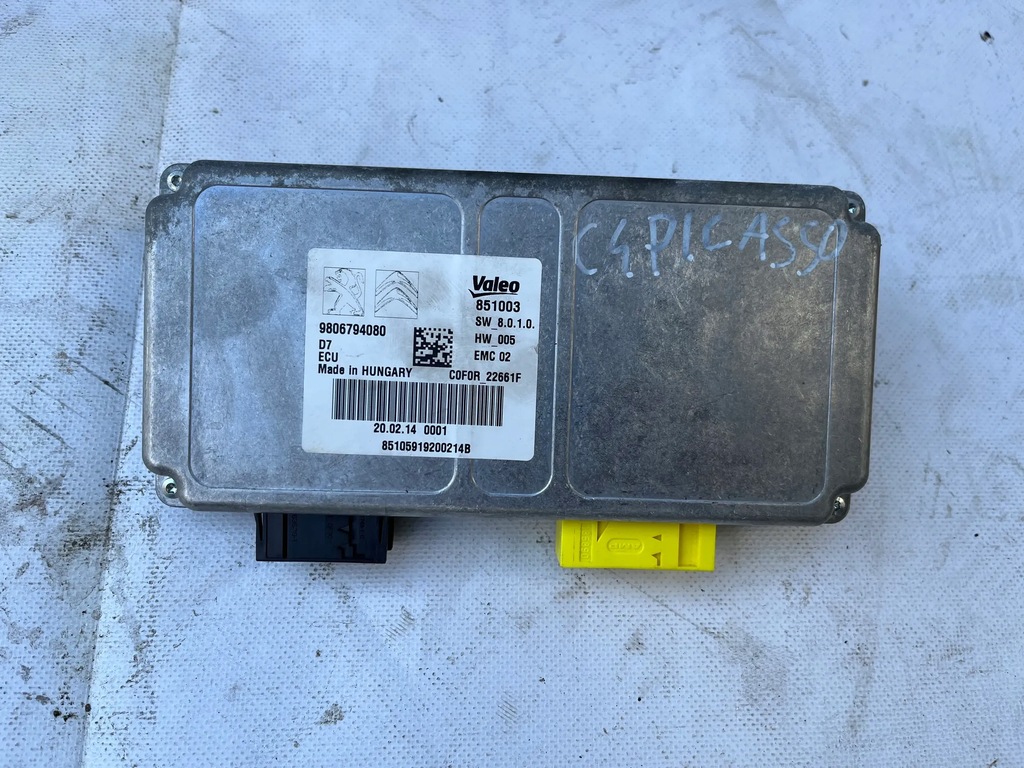 MODUŁ ECU CITROEN C4 PICASSO II 9806794080 - 16698770046 - oficjalne ...