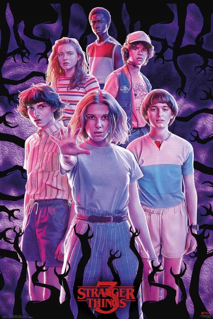 Stranger Things Sezon 3 - plakat 61x91,5 cm - 9876836391 - oficjalne ...