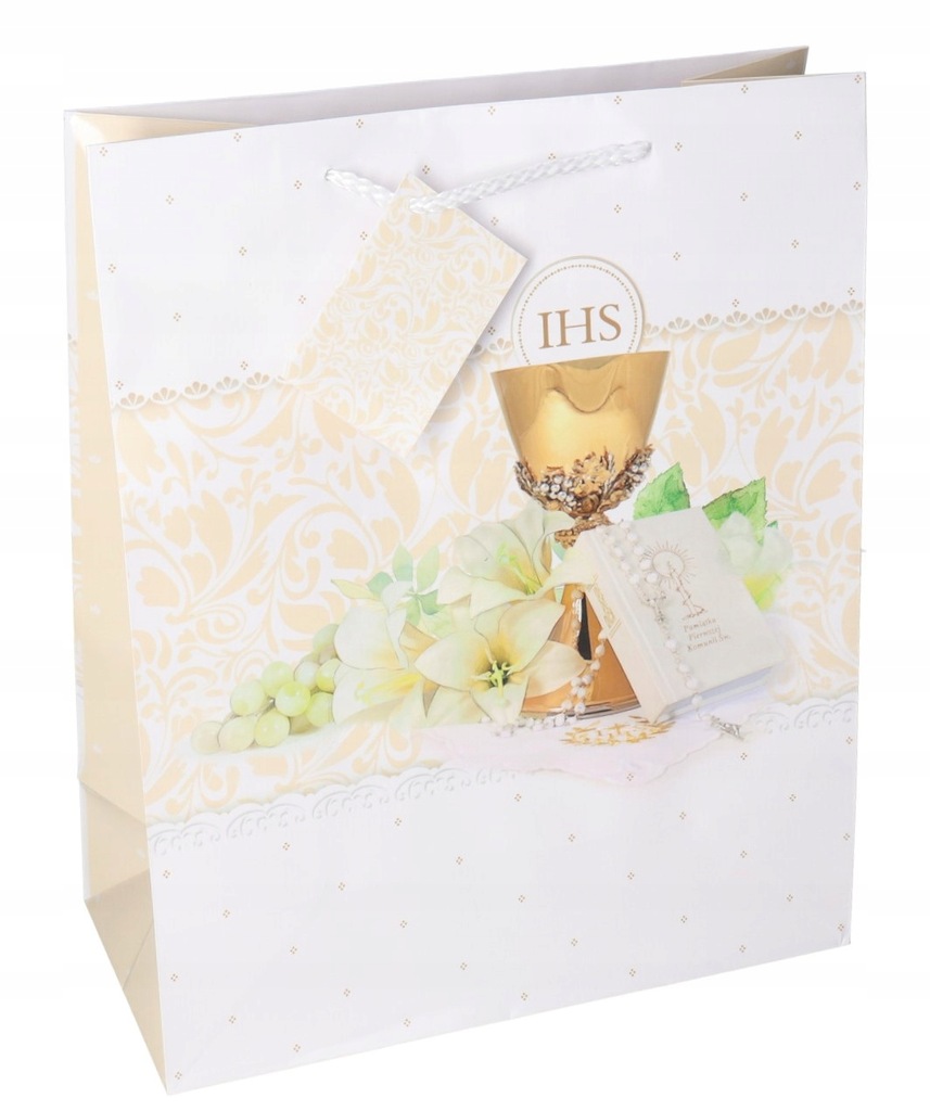 TOREBKA TORBA NA KOMUNIĘ PREZENT KOMUNIA 32X26X12 - 12103842518 - oficjalne archiwum Allegro