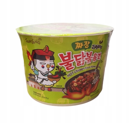 Makaron ramen sosie z czarnej fasoli Jjajang kubek SAMYANG 105g ...