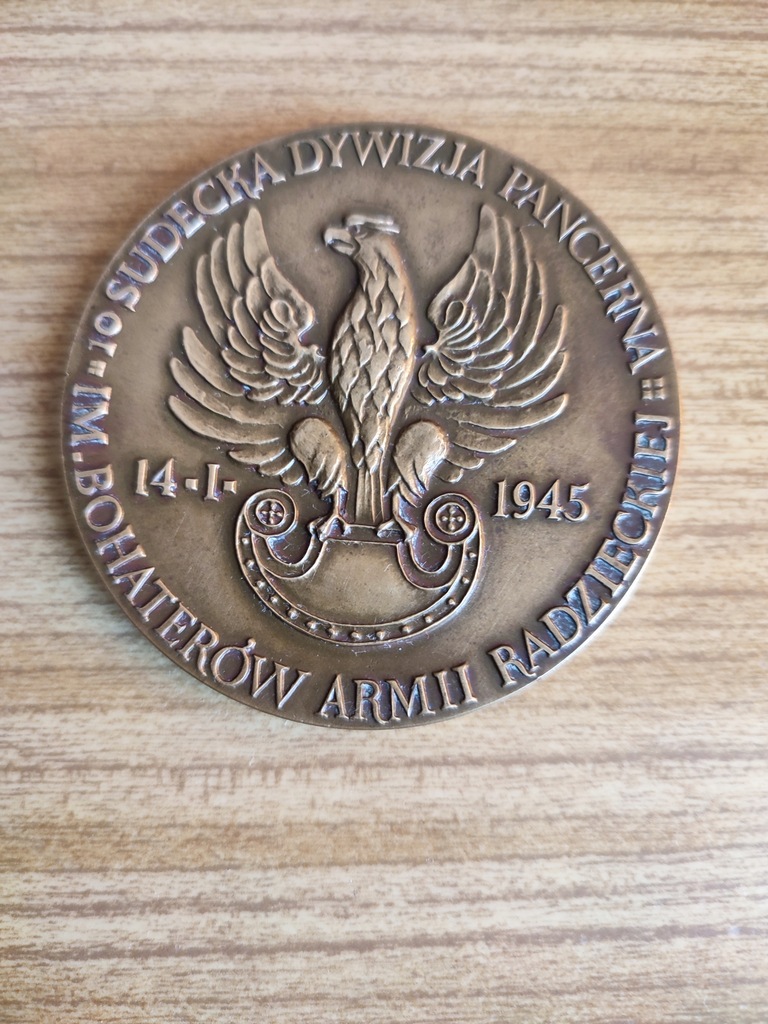 M= 10 SUDECKA DYWIZJA PANCERNA IM. BOHATERÓW ARMII RADZIECKIEJ -RZADKI - 16413580392 - oficjalne ...