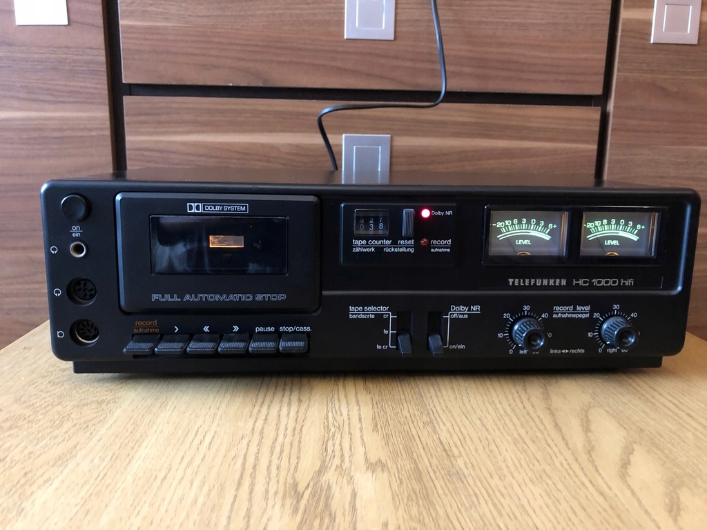 Magnetofon Telefunken HC 1000 HI-FI Vintage - 8994792417 - oficjalne ...