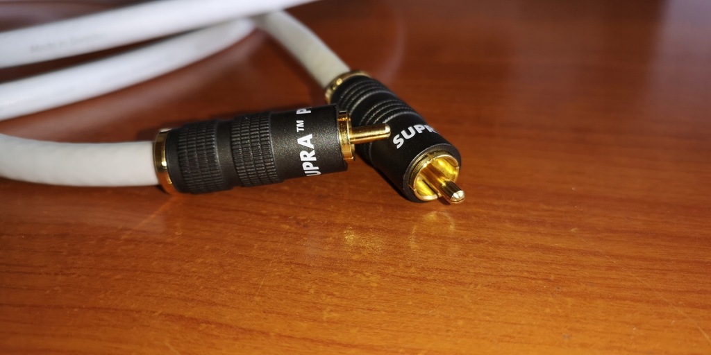 SUPRA TRICO Coaxial Cable RCA-RCA 2m - 9441556563 - oficjalne archiwum Allegro