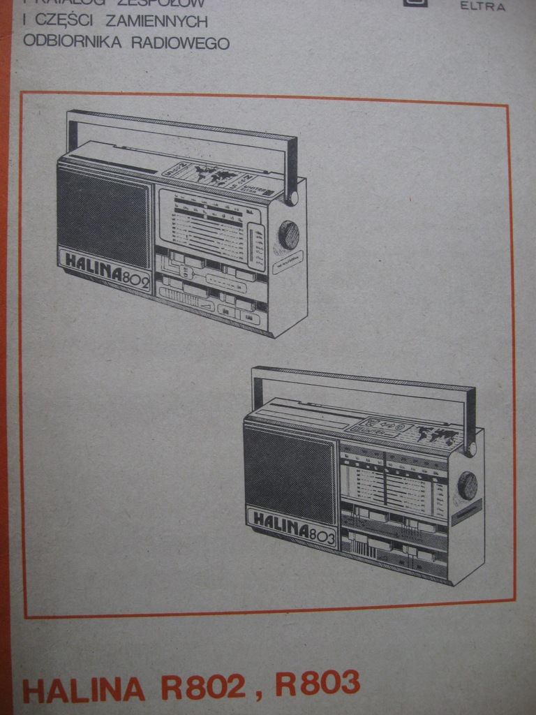 Radio HALINA R802 R803 Instrukcja serwisow Schemat - 13124570322 - oficjalne archiwum Allegro