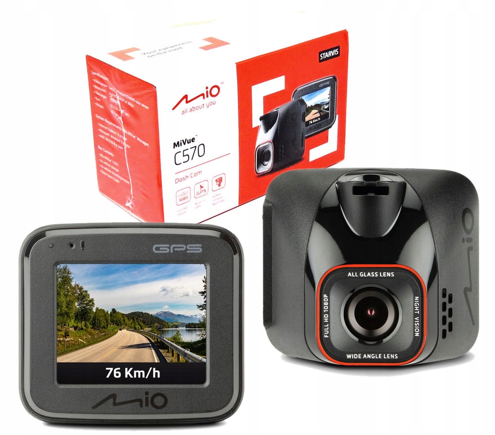 Wideorejestrator Mio MiVue C570 Sony GPS FullHD - 12957998000 - oficjalne archiwum Allegro