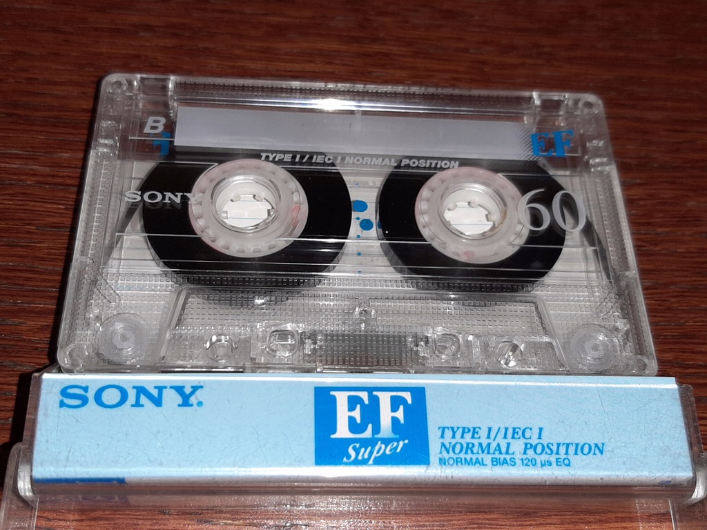 EF 60 magnetofonowa KASETA audio SONY EF60 JAPAN - 9730174292 ...