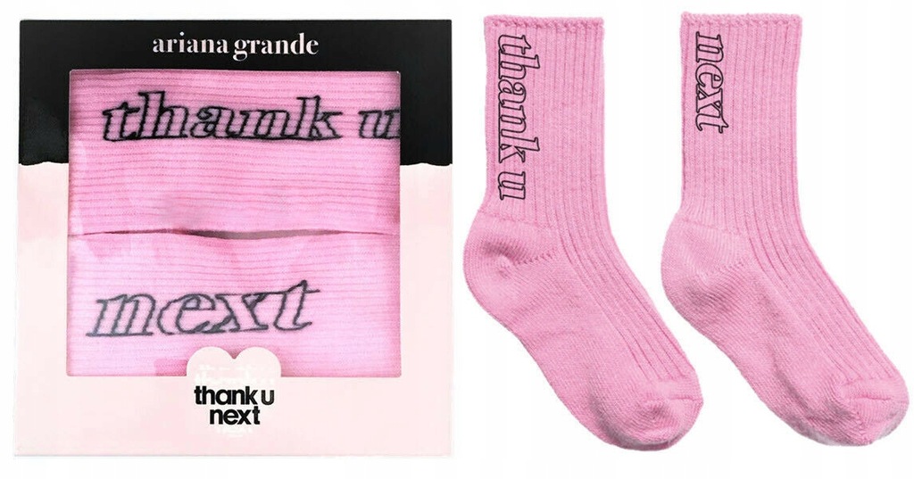 Ariana Grande Thank You Next socks - 8614067710 - oficjalne archiwum ...