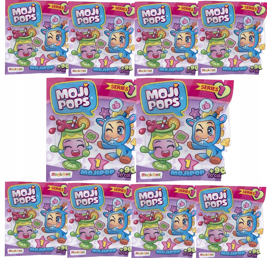 MOJI POPS S1 SASZETKA Z FIGURKA + 10 SZTUK - 10731314784 - oficjalne ...