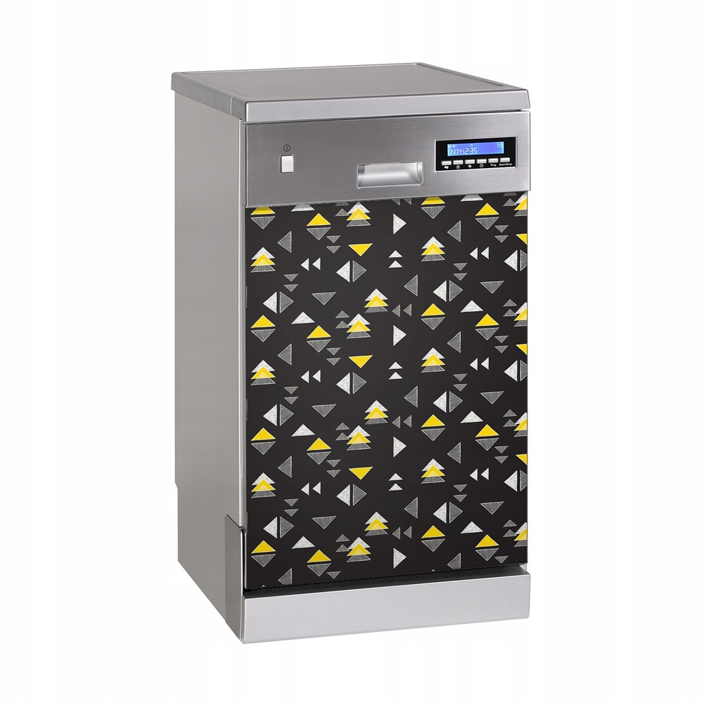 Mata magnes na zmywarkę Rysowane trójkąty 45x80 - 12243482099 ...