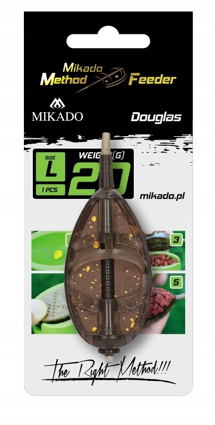 Koszyk zanętowy Method Feeder Mikado L 30g 1szt - 13182653760 - oficjalne archiwum Allegro