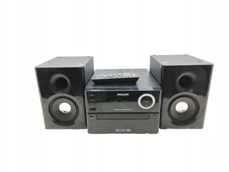 WIEŻA PHILIPS MCM1150/12 30W + GŁOSNIKI + PILOT - 14844564736 ...