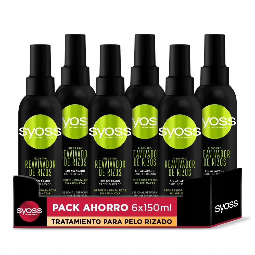 SYOSS ODŻYWKA DO WŁOSÓW W SPRAYU 150ML 6SZT 30740 - 12563560056 ...