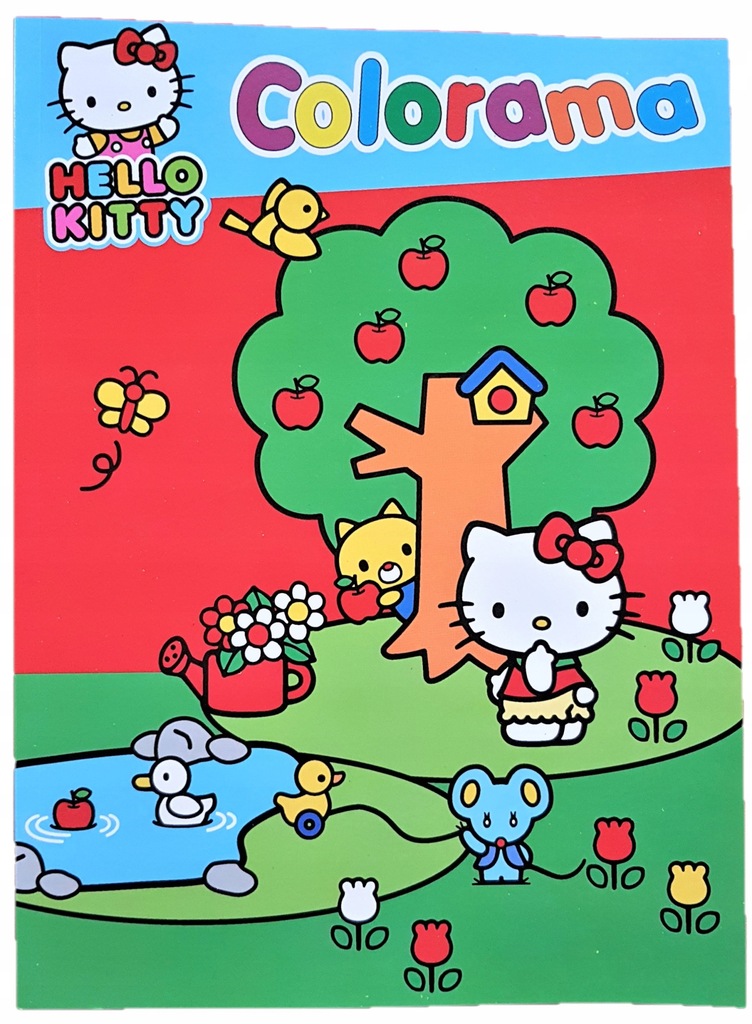 MALOWANKA KOLOROWANKA Hello Kitty A4 48 stron - 12566940867 - oficjalne archiwum Allegro