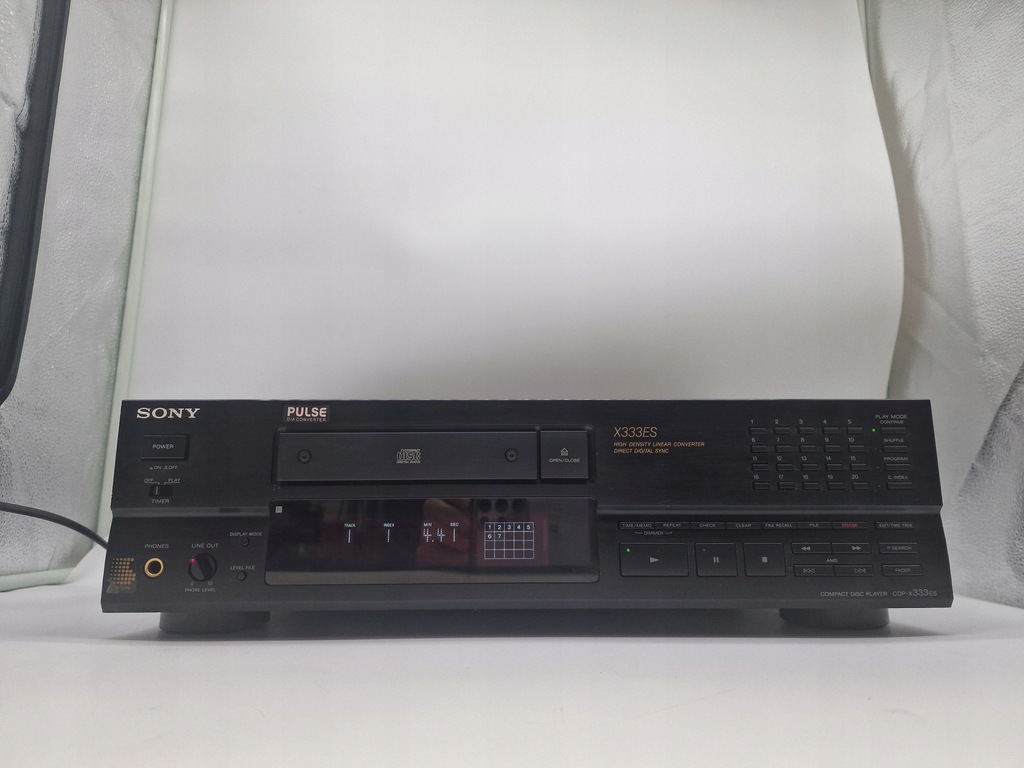 SONY CDP-X333ES ODTWARZACZ CD DOSKONAŁY TOP LASER! - 13168653270 - oficjalne archiwum Allegro