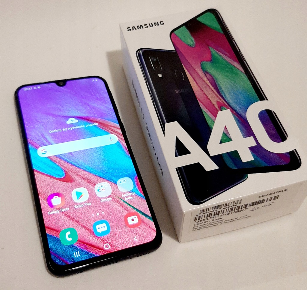 Samsung Galaxy A40 4 GB / 64 GB 100%ok gwarancja - 13127614754 - oficjalne archiwum Allegro