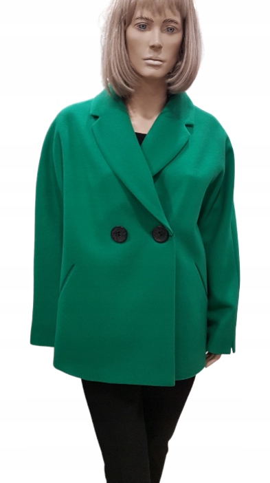 KAMACHI PŁASZCZ DAMSKI WIKA ZIELONY ROZ 34HIT! - 13365113187 - oficjalne archiwum Allegro