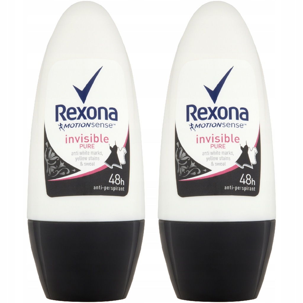 REXONA Invisible Pure antyperspirant kulce 2x50 ml - 9756559434 ...