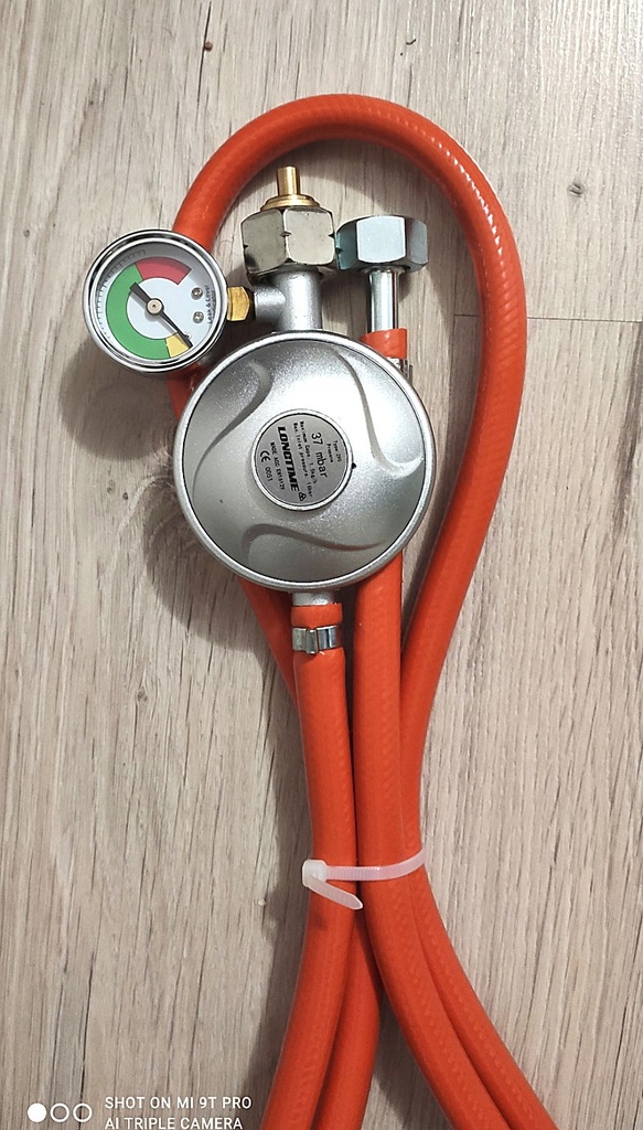 Przyłącze gazu propan-butan do butli 11kg reduktor - 13696158925 - oficjalne archiwum Allegro