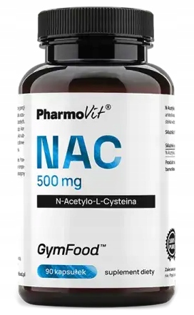 PharmoVit NAC 500 mg N-Acetylo-L-Cysteina 90 kaps - 15057254456 ...