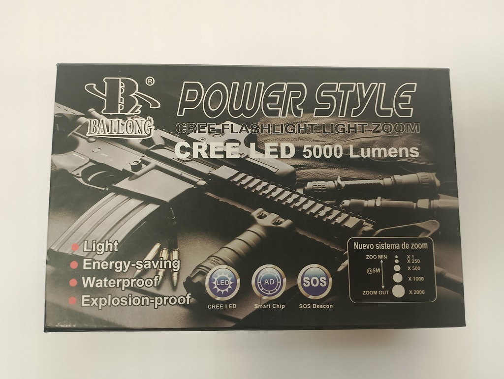 latarka X-balog power style cree led 5000 Lumens. - 14652882885 ...