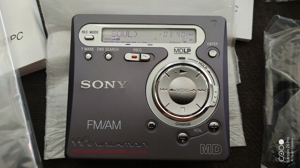 SONY MZ-G750 MDLP Z RADIEM AM/FM!! NOWY!!! UNIKAT! - 11102766531 ...