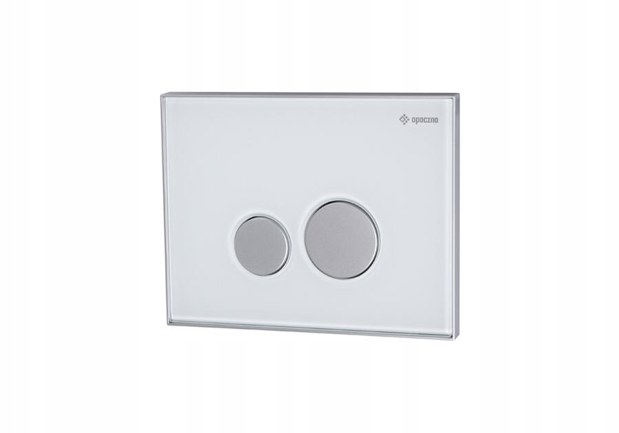 Przycisk spłukujący do WC Cersanit CRYSTAL biały - 12551381258 - oficjalne archiwum Allegro