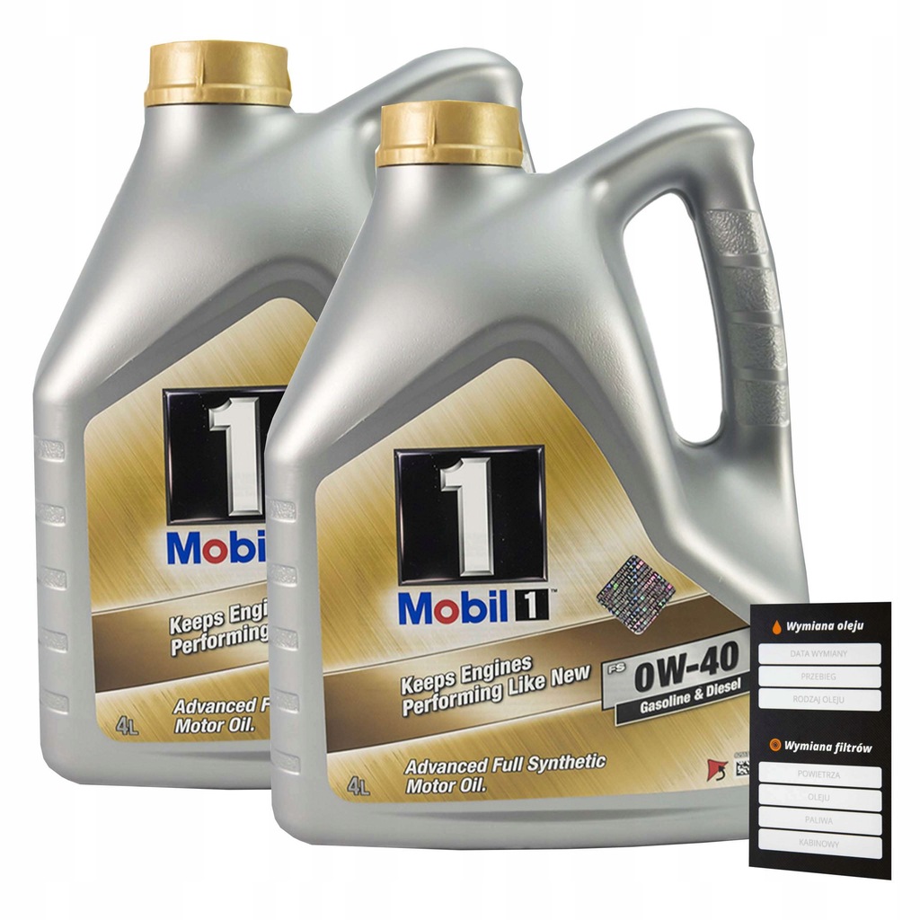 MOBIL 1 0w40 olej silnikowy diesel benzyna 8L - 7658731639 - oficjalne ...