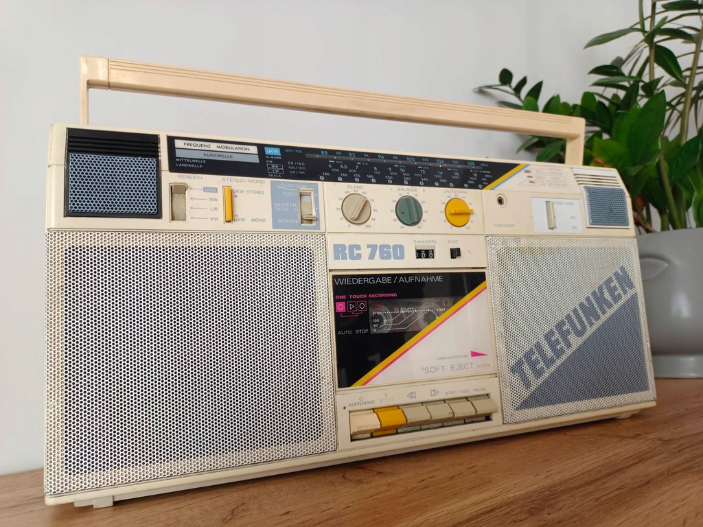 RADIOMAGNETOFON TELEFUNKEN RC-760 Ghettoblaster - 13738409551 ...