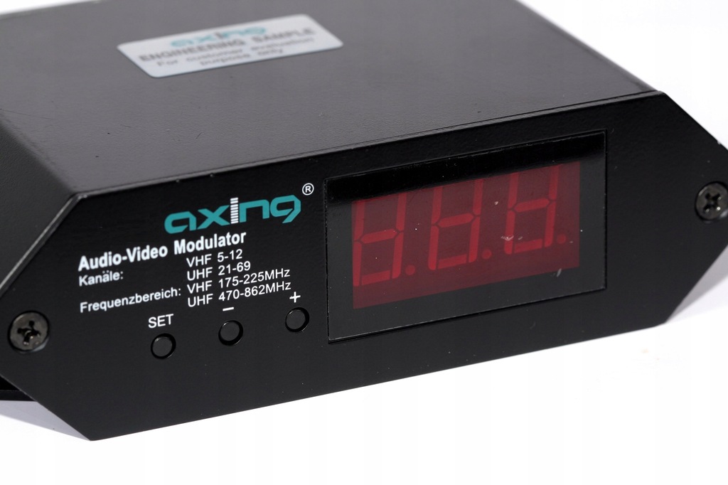 Modulator Antenowy Sygnału VHF UHF Axing AVM 1-03 - 7591287701 ...