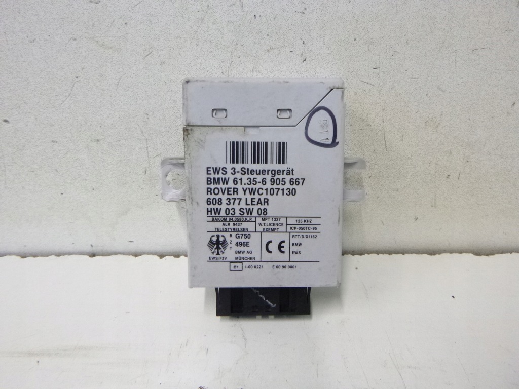 Moduł Sterownik EWS Mini Cooper R50 2002r. - 12997470818 - oficjalne ...