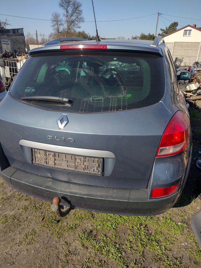 KLAPA BAGAŻNIKA TYŁ RENAULT CLIO 3 KOMBI TEJ47 - 13630294694 ...