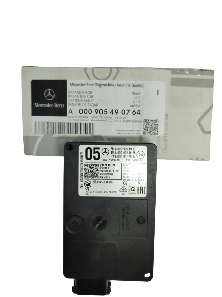 Mercedes Czujnik radarowy przedni A000905490764 - 11719335403 ...