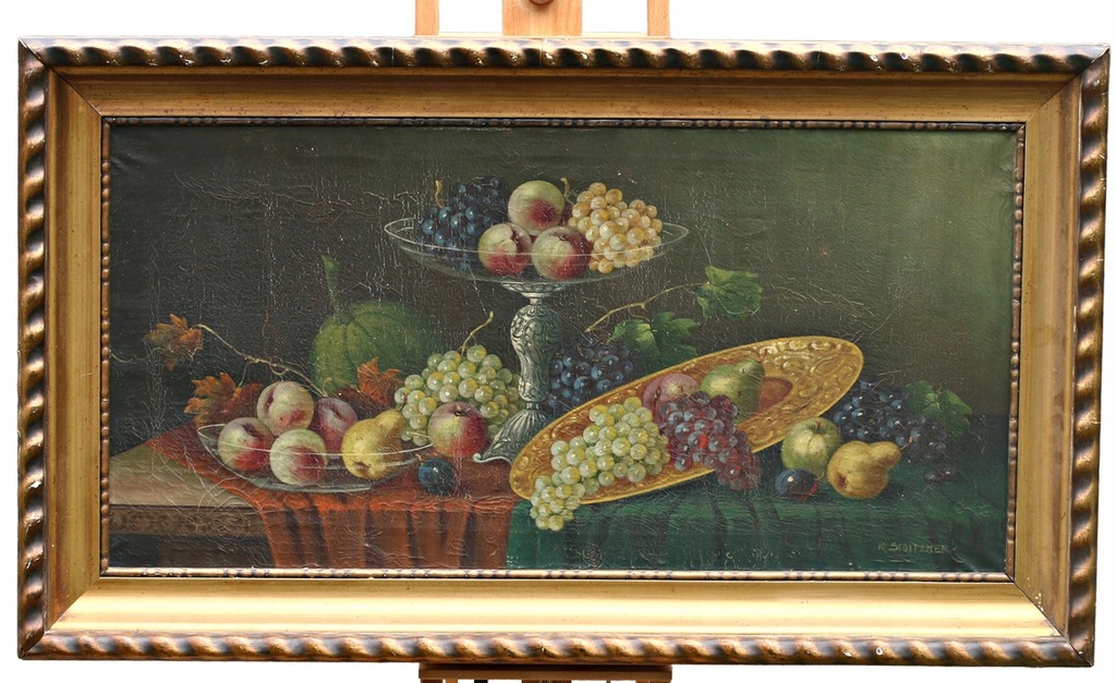 RUDOLF STOITZNER (1873-1933) - MARTWA NATURA OWOCE - 13164656597 ...