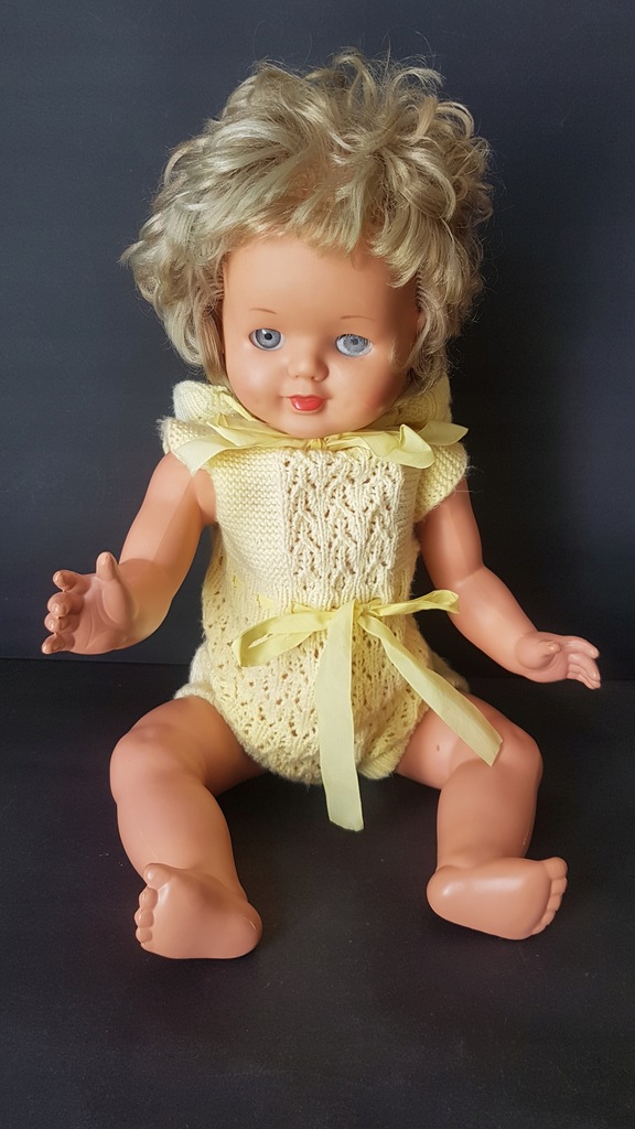 Stara płacząca Lalka PRL - 12561130961 - oficjalne archiwum Allegro