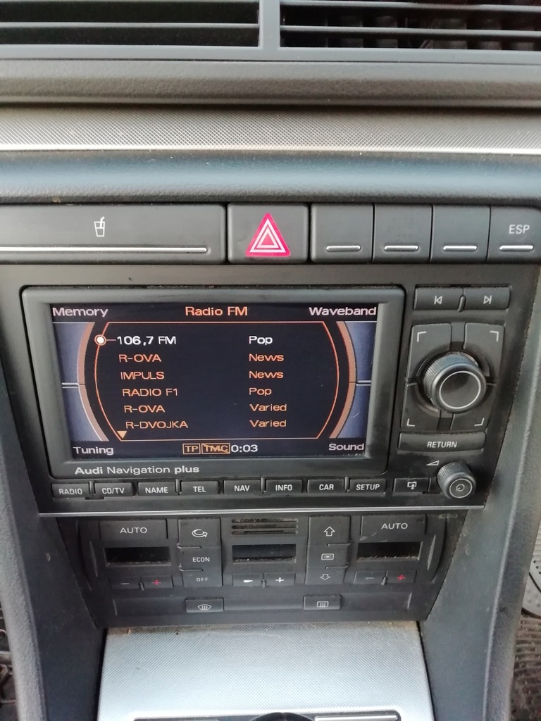 RADIO NAWIGACJA AUDI A4 B7 B6 NAVIGATION PLUS KOD - 8635457168 ...