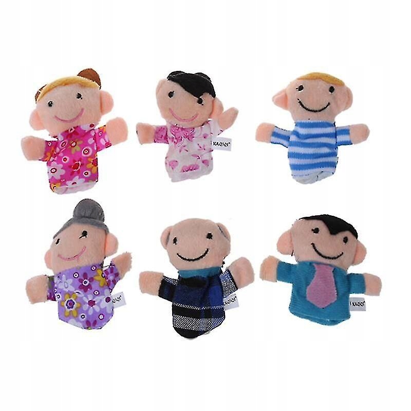 6pc History Finger Puppets 6 People Family Members - 12454880930 ...
