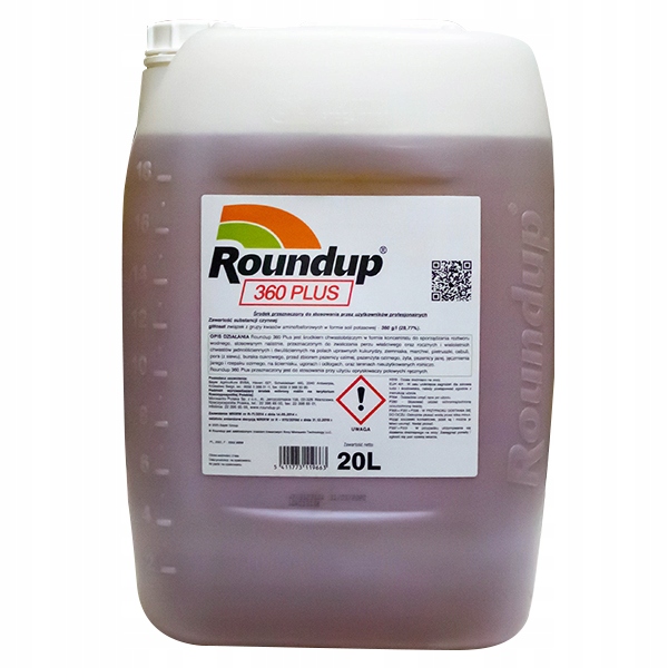 Roundup 360 Plus 20 L glifosat chwastobójczy - 10248034662 - oficjalne ...