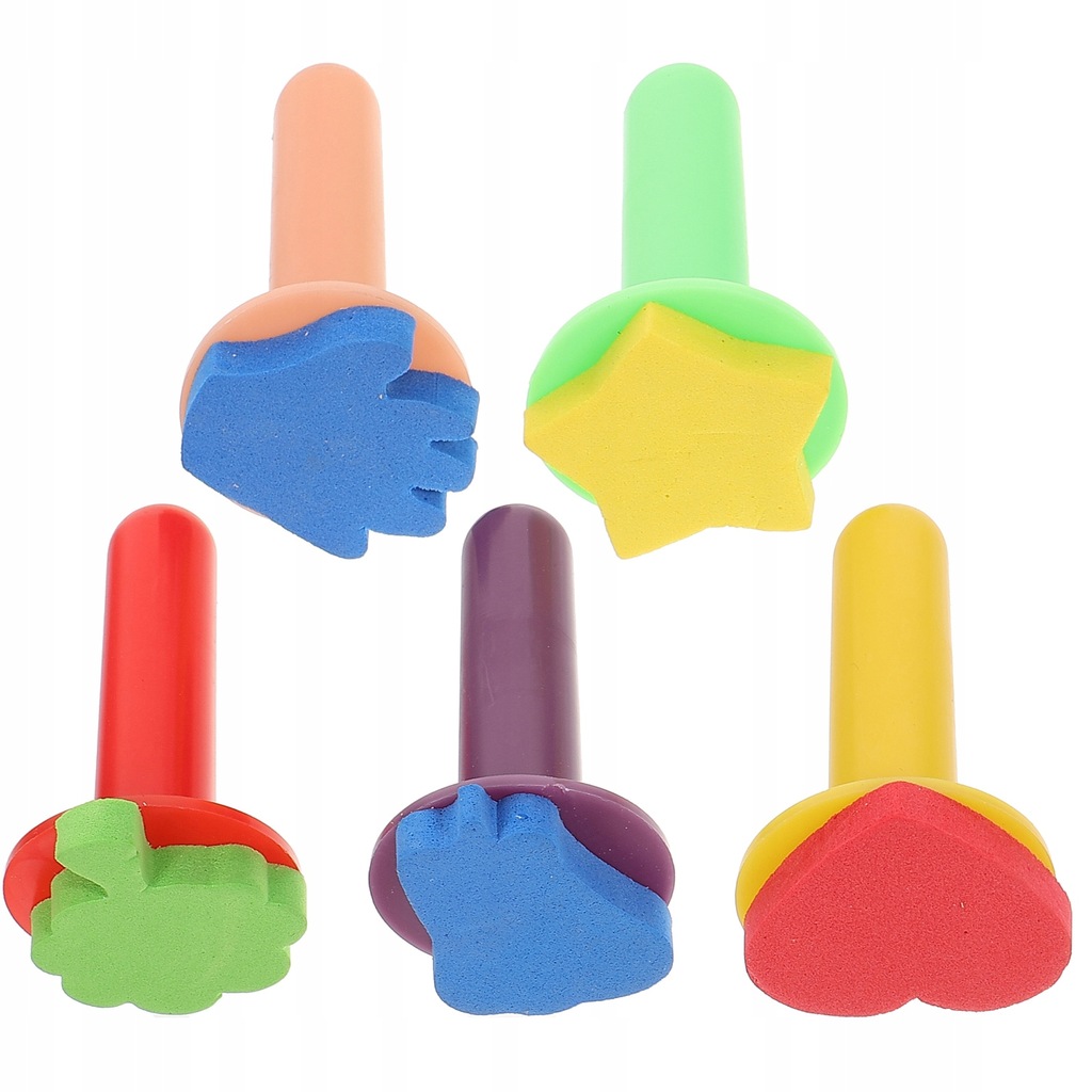 Painting Stamp Kids Tools Sponges Stamper 5 Pcs - 14676898624 ...