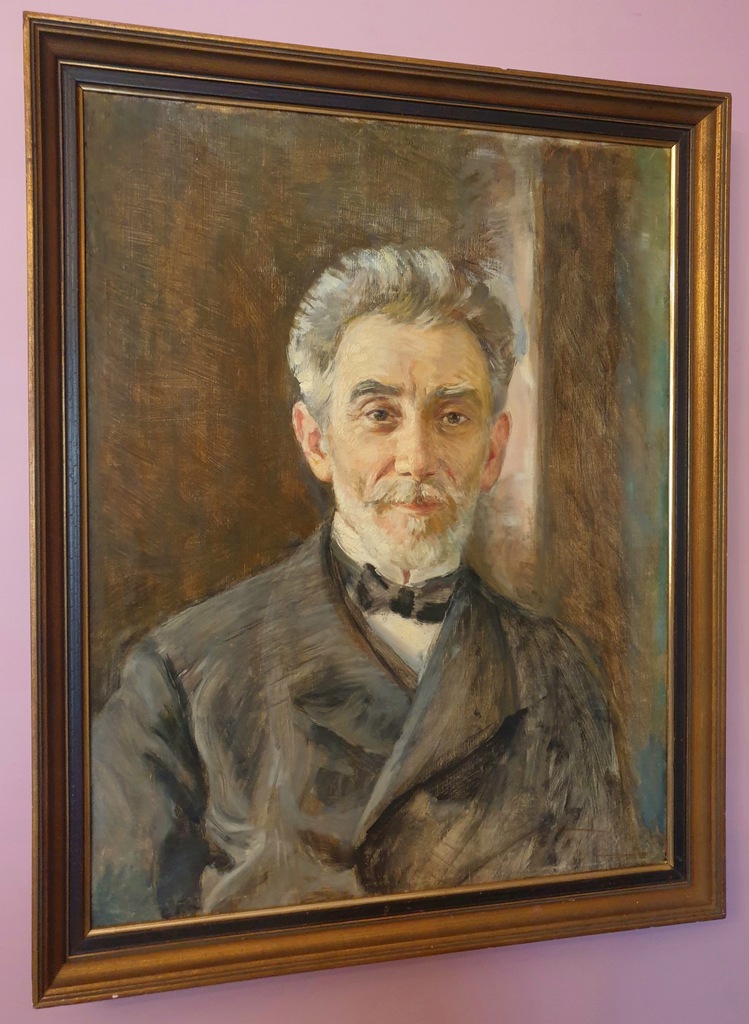 Zjawiskowy cenny stary obraz portret męski rama - 13761983132 - oficjalne archiwum Allegro