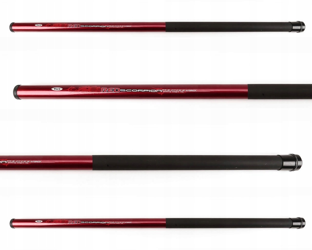 WĘDKA TELESKOPOWA YORK RED SCORPION POLE 800 - 13266740459 - oficjalne ...