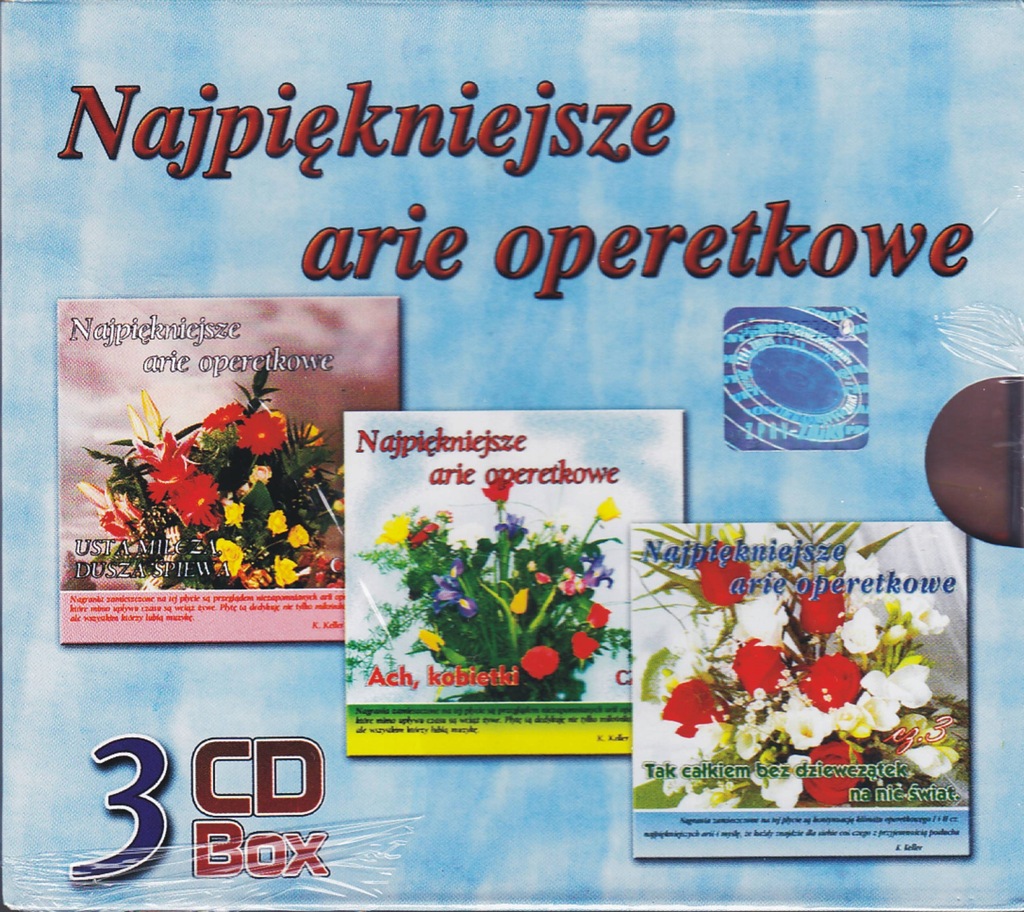 NAJPIĘKNIEJSZE ARIE OPERETKOWE [3CD] USTA MILCZĄ - 7169173351 - oficjalne archiwum Allegro