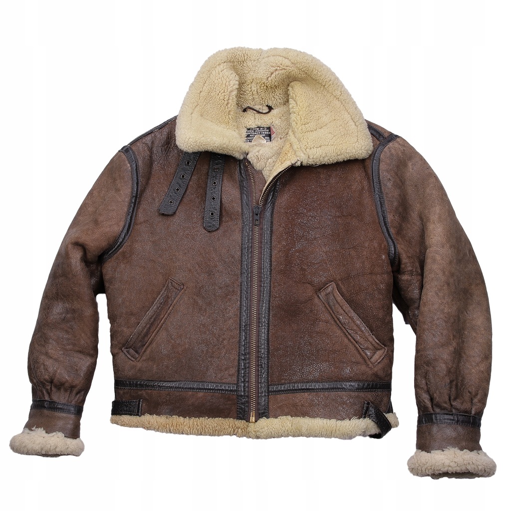 SCHOTT BROS KURTKA TypeB3 SKÓRA Bomber AirForceUSA - 13448859466 ...