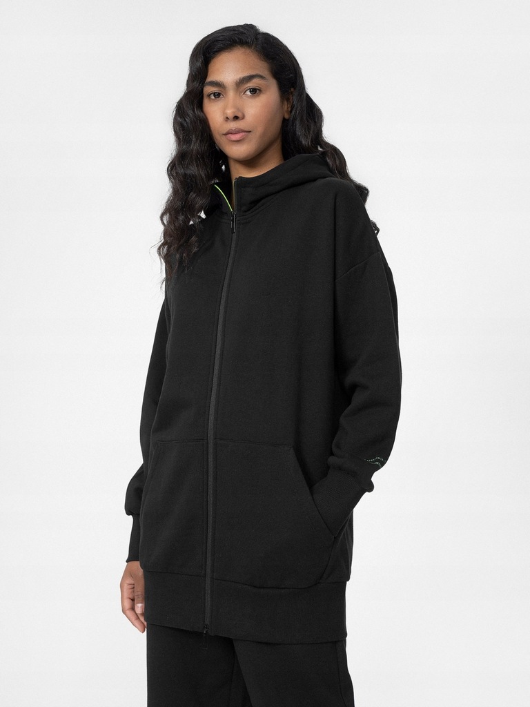 Bluza dresowa rozpinana z kapturem damska - 12619330603 - oficjalne archiwum Allegro